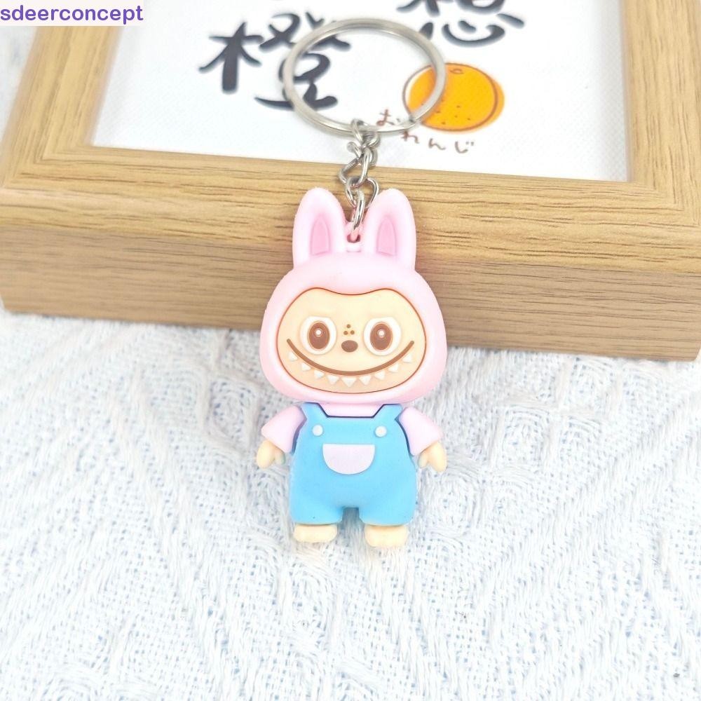 SDEERCONCEPT Labubu Doll Keychain, Funny Cartoon Labubu Key Chain ...