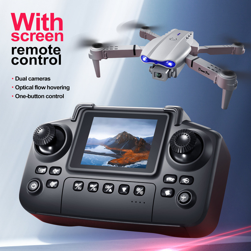 New E88 E99 RC Drone 4K Professinal With 1080P Wide Angle Dual HD ...