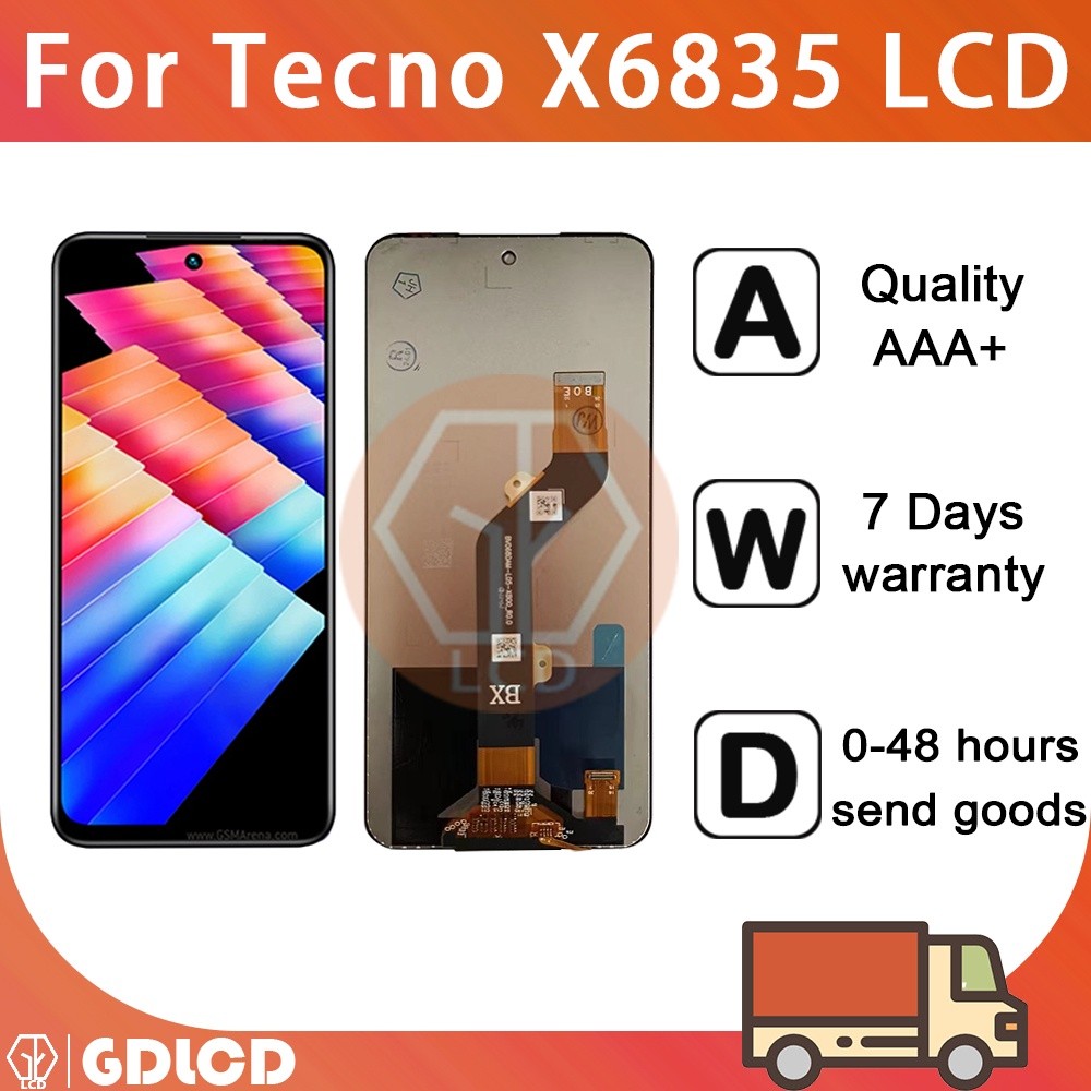 For Infinix Hot 30 Play NFC LCD X6835 X6835B LCD Display Touch Screen ...