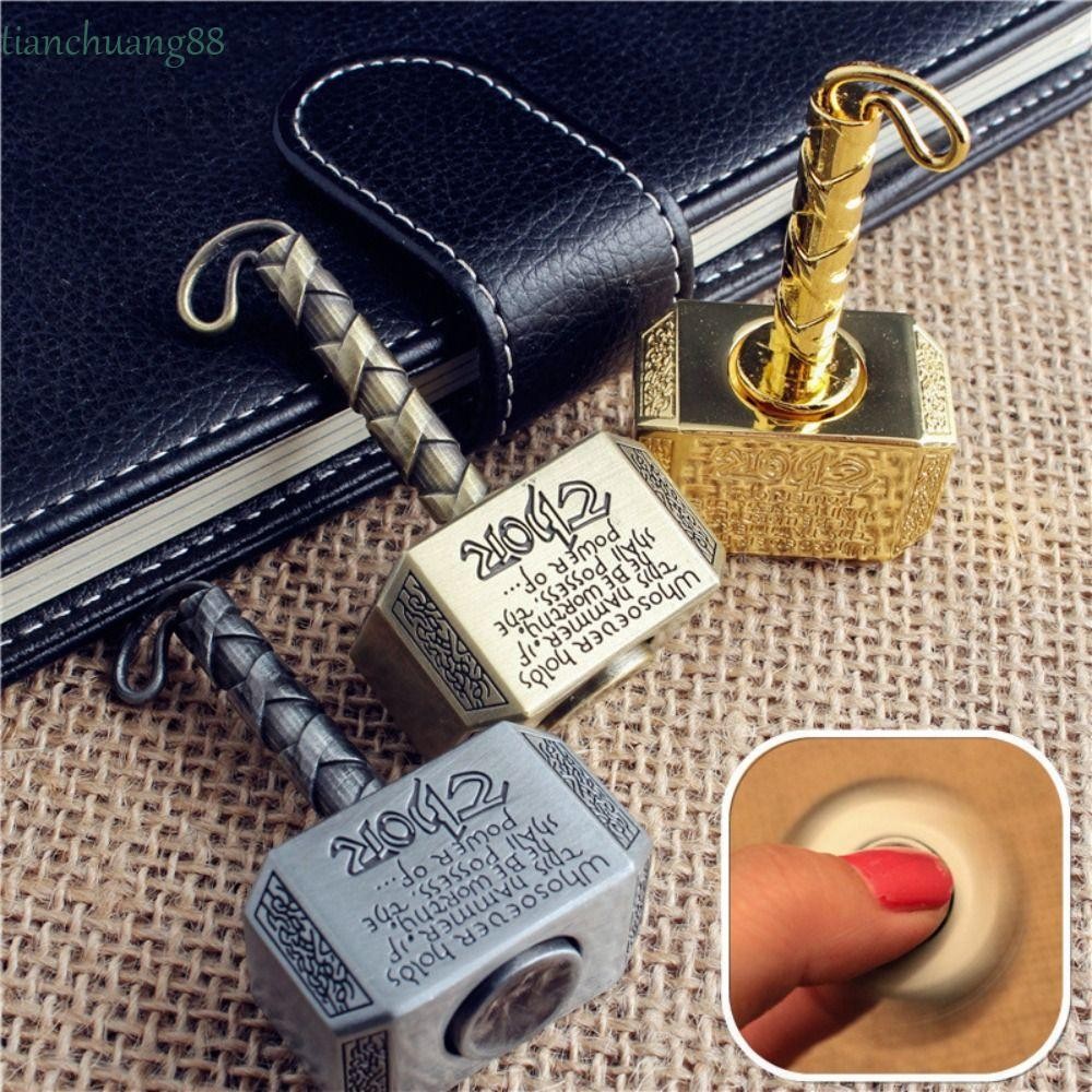 TIANCHUANG Hammer Fidget Spinners, Hammer Rotating Metal Hammer Fidget ...