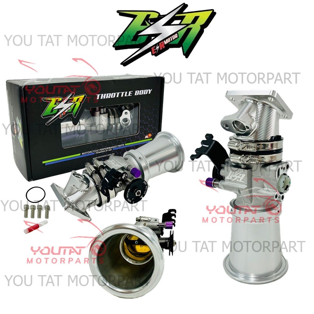 ESR RACING Y15ZR RACING OVAL THROTTLE BODY WITH CNC INTAKE PIPE ...