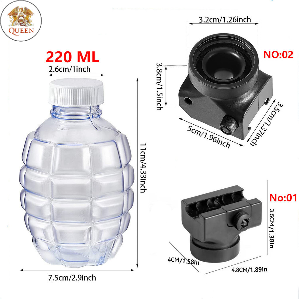 QC [Ready Stock]220ML Water-Bottle Pineapple Shape With Adapter Toy ...