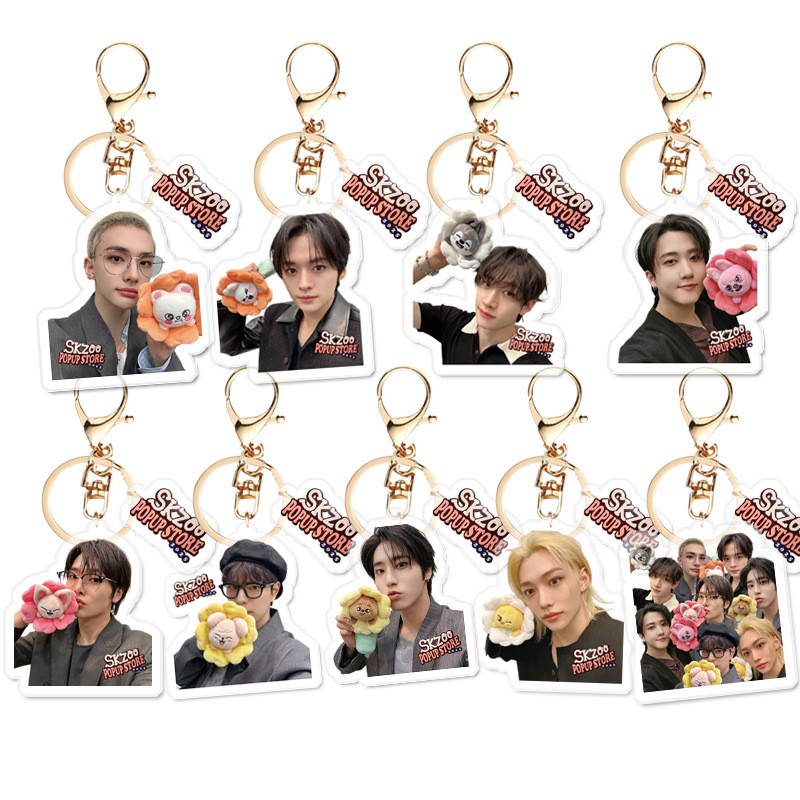 Stray Kids SKZOO Album GIANT Key Ring Acrylic Keychain Accessory Bang ...