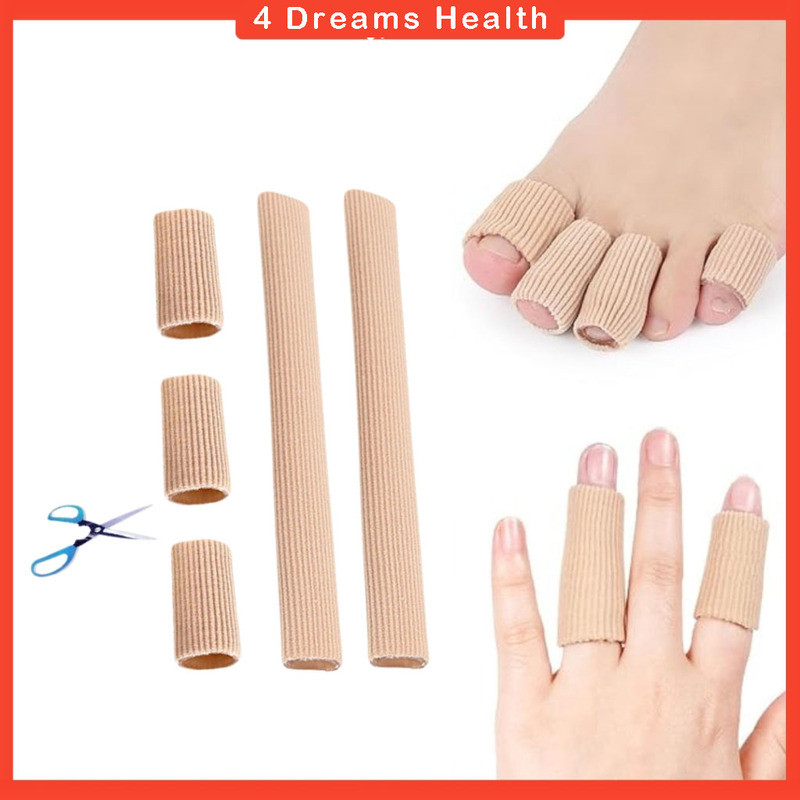 Cuttable Toe Tubes Sleeves Protectors Elastic Fabric Lined with ...