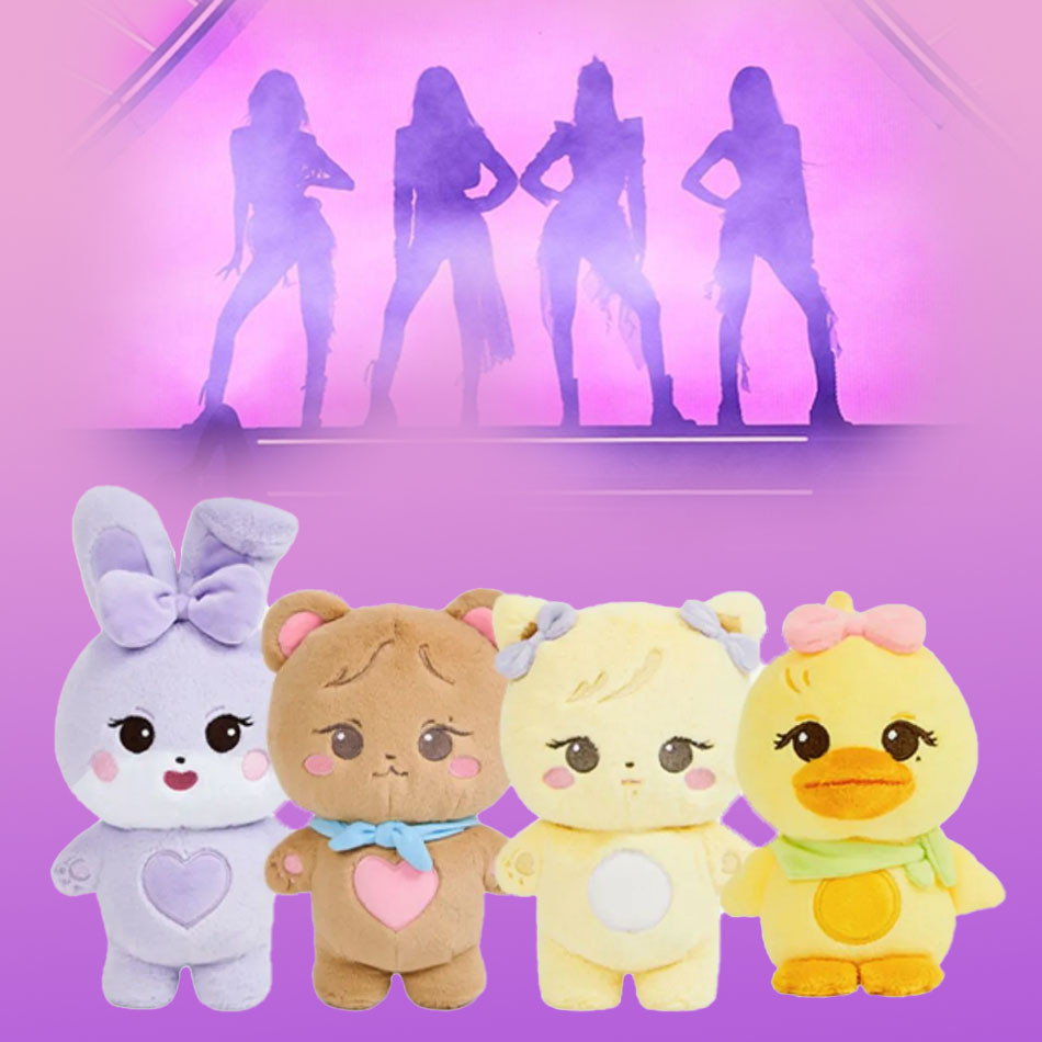 Blackpink Kpop Plush Doll JISOO JENNIE ROSE LISA World Tour Bornpink ...