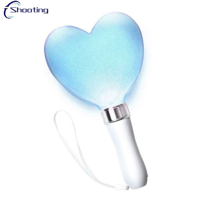 NEW! LED Glow Stick 15 Colors Change Battery Powered Heart Shaped ...