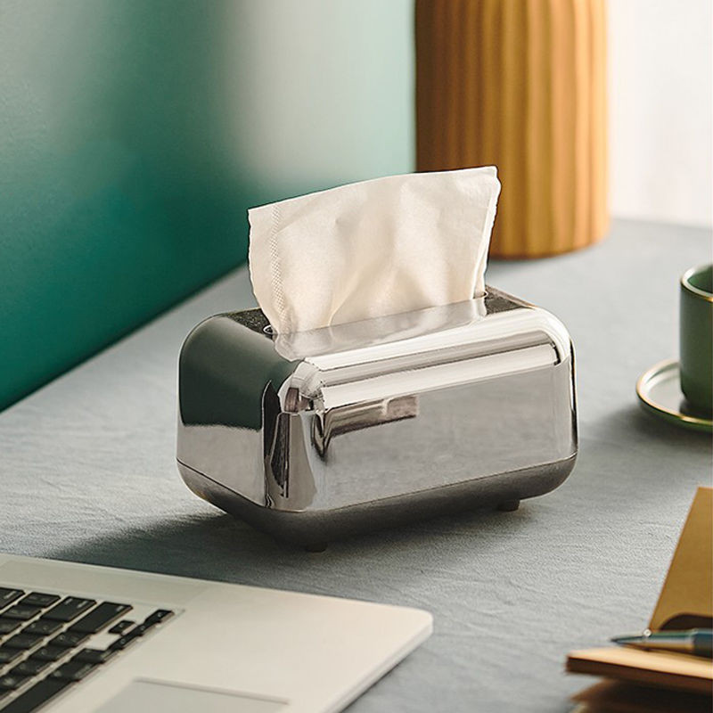 Paper Box Nordic ins Silver Tissue Box French Retro Creative Living ...