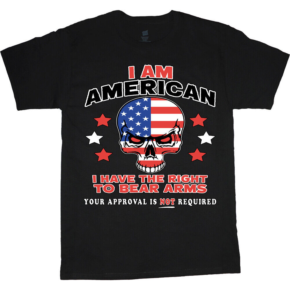 Right To Bear Arms 2Nd Amendment Tee Love It Or Leave America Flag T ...
