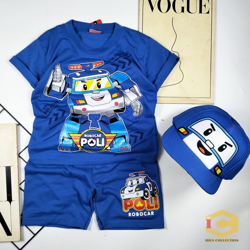 Robocar Poli Children's Suit Ages 1 to 10 Years | Shopee Malaysia