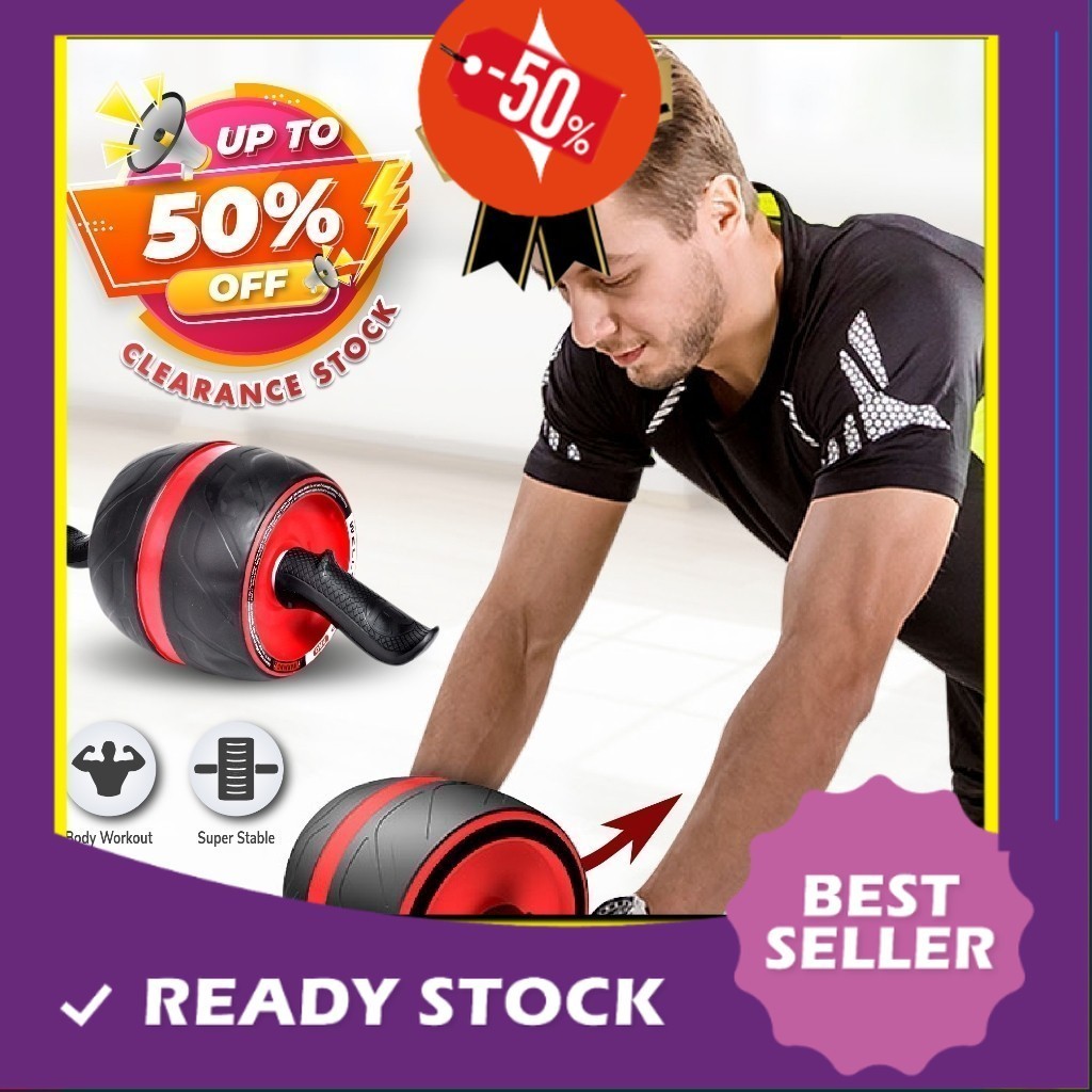 KL STORE SC-85002 ABS Roller AB Carver Abdominal Workout Exercise ...