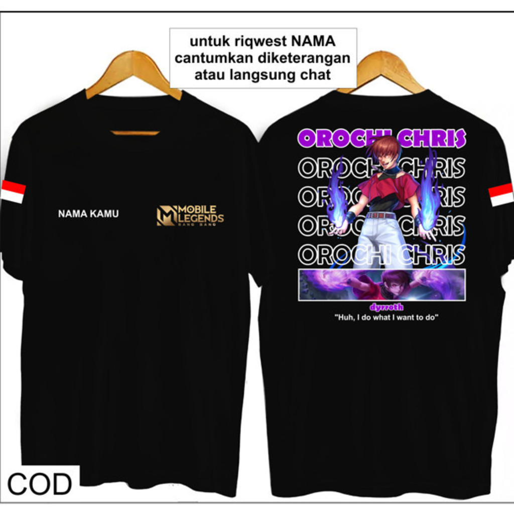 2024 fashion Mlbb Dyroth T-shirt (microfiber T-shirt) | Shopee Malaysia