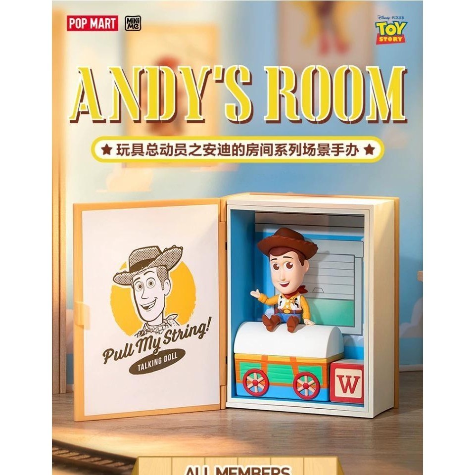 Official genuine genuine POPMART genuine POPMART Disney Toy Story Andy ...
