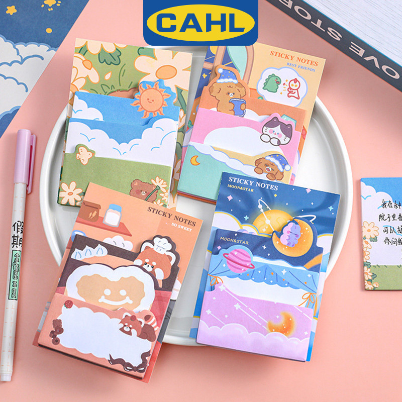 Small Sticky Notes Kawaii 90Sheets Sticky Notes Pads for Study Office ...