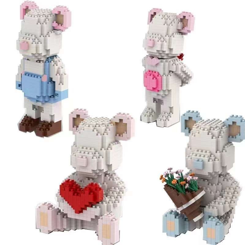K.V Toy Brick Cute Mini Bear Brick Series Block | Shopee Malaysia