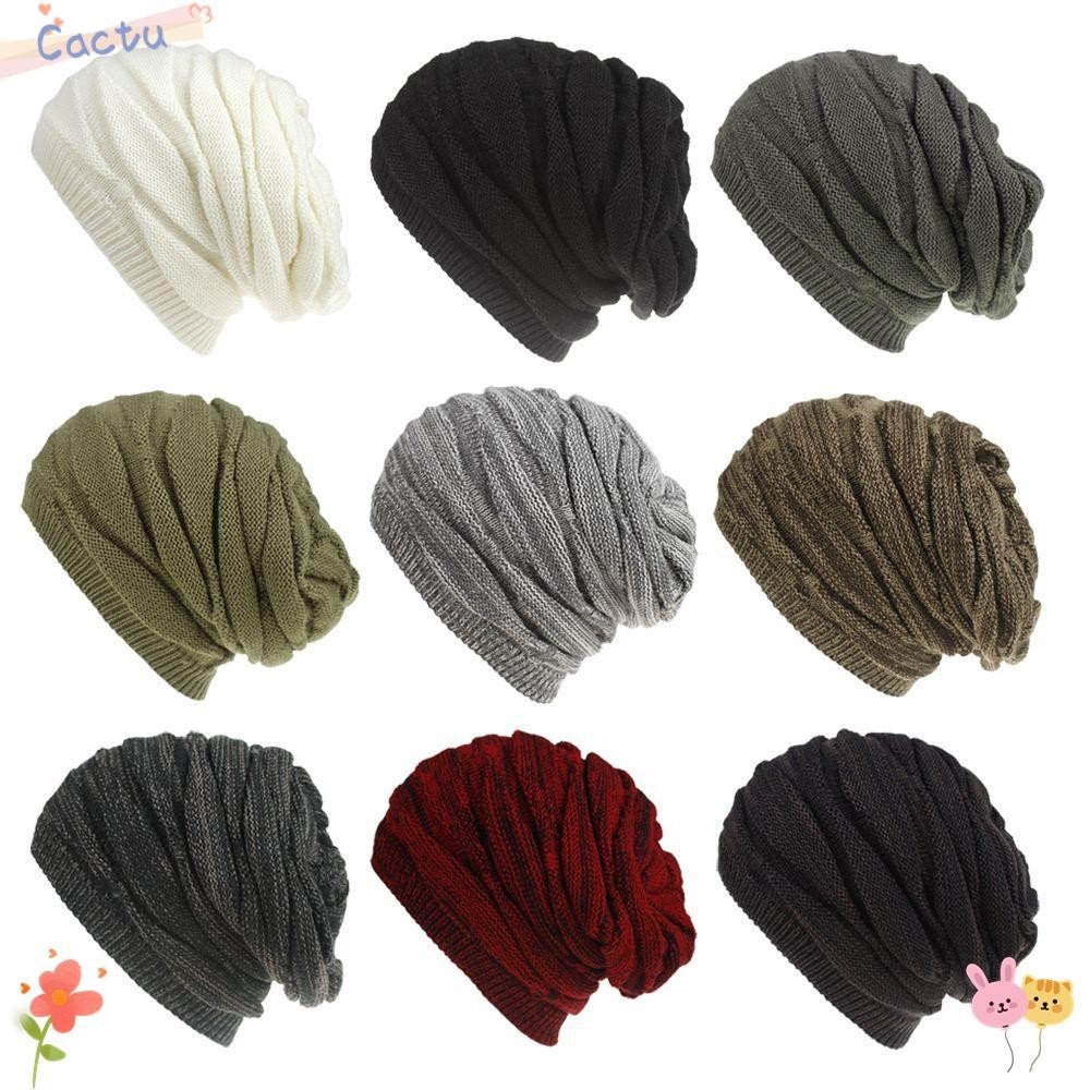 CACTU Outdoor Winter Warm Hat Soft Skiing Hat Slouchy Beanies Men and ...