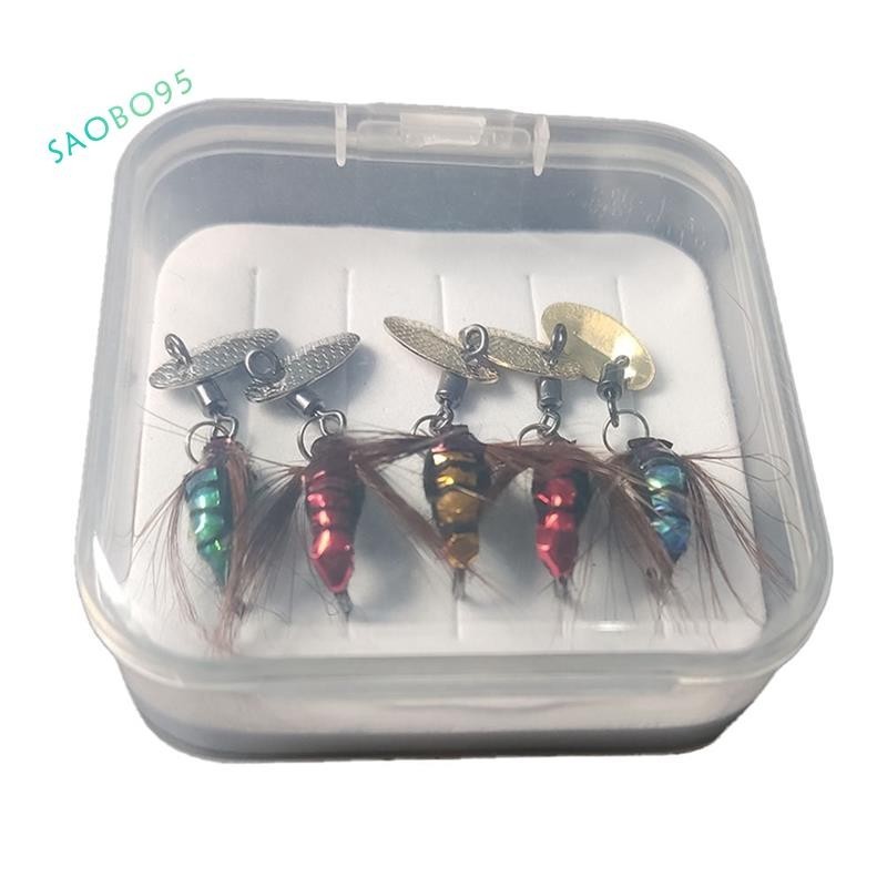Sequin Lure Bait Artificial Fly Hook Micro-Object Fishing Set Insect ...