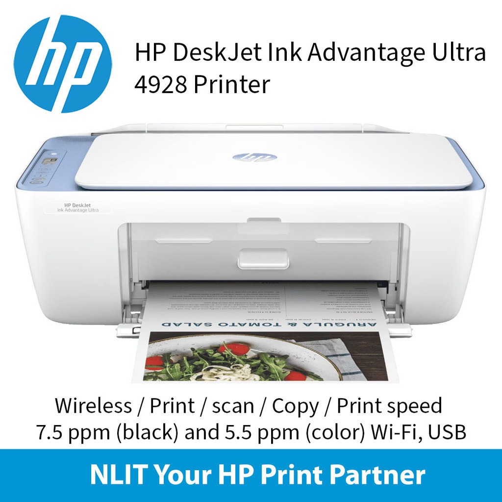HP DeskJet Ink Advantage Ultra 4928 All-In-One Printer : A4 Print, copy ...