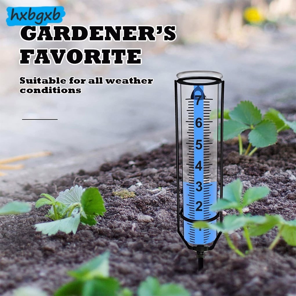 Yard Rain Meter With Stakes Iron Gauge For Precise Measurement In ...