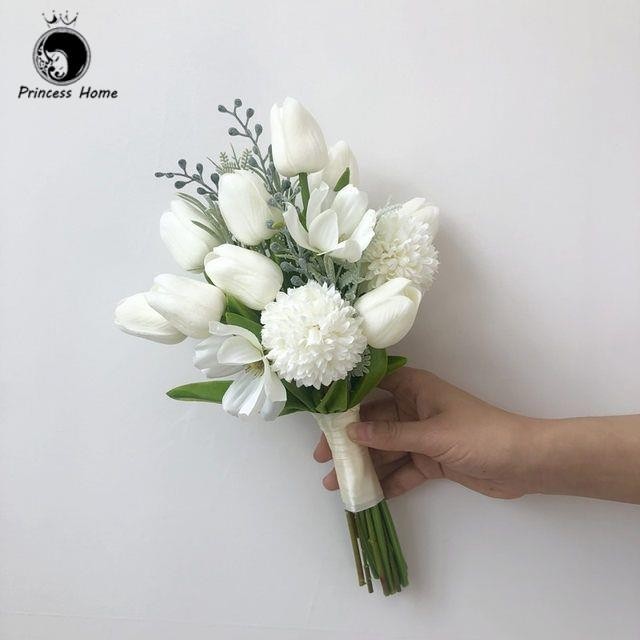 tulip hand bouquet perkahwinan Bunga wanita bunga tangan pengantin ...