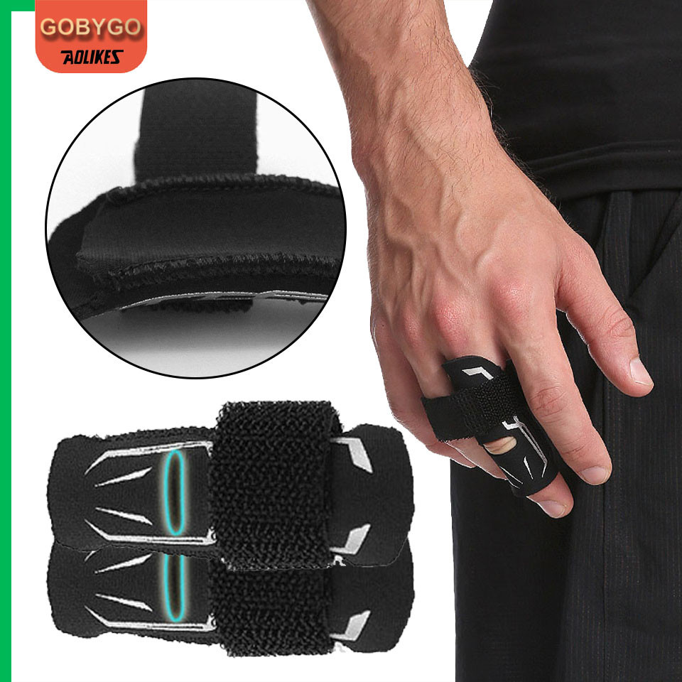 AOLIKES 1Piece Sports Fitness Pressure Fixed Finger Support Guard Band ...