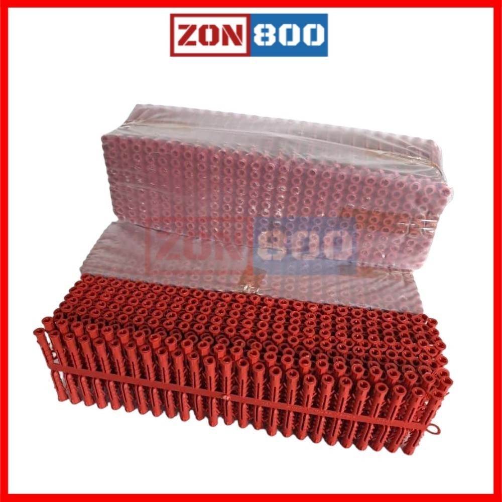 RED WALL PLUG M6 X 30MM ( 1000PCS ) MADE IN Malaysia WALL PLUG PVC PLUG ...
