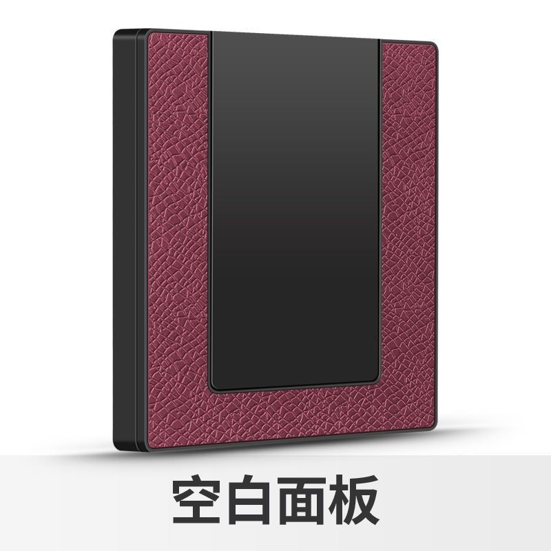 Leather Texture Switch Socket/Panel Concealed 86 Type Household 16a Air ...