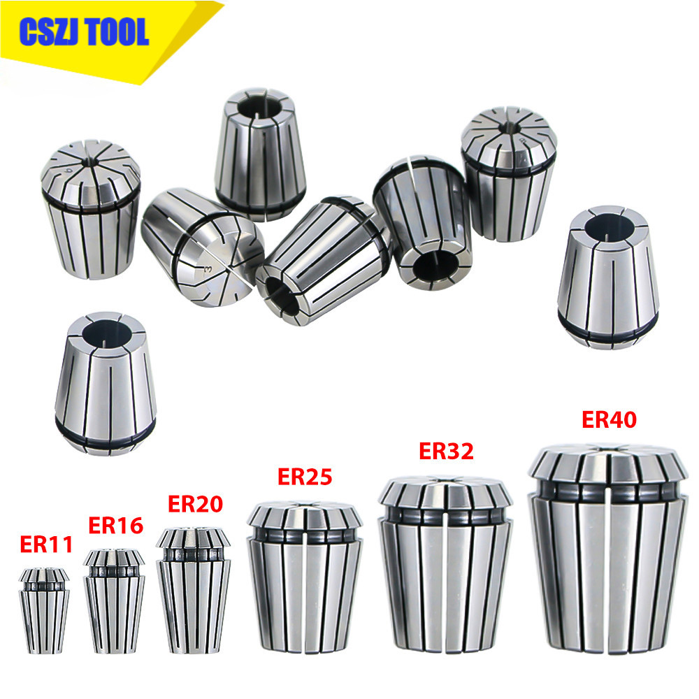 ER11 ER16 ER20 ER25 ER32 ER Precision spring collet chuck 0.008mm for CNC milling tool holder ...