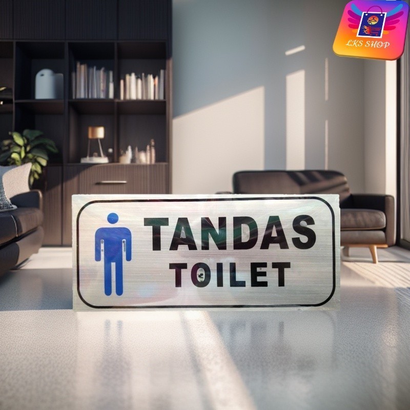 TANDAS TOILET MALE ONLY LOGO STEEL SIGN BOARD | Shopee Malaysia