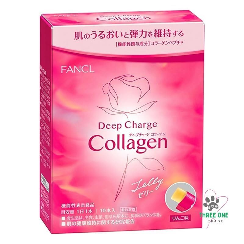 FANCL Deep Charge Collagen Powder 90 days supply 1 box (3.4g x 30 ...
