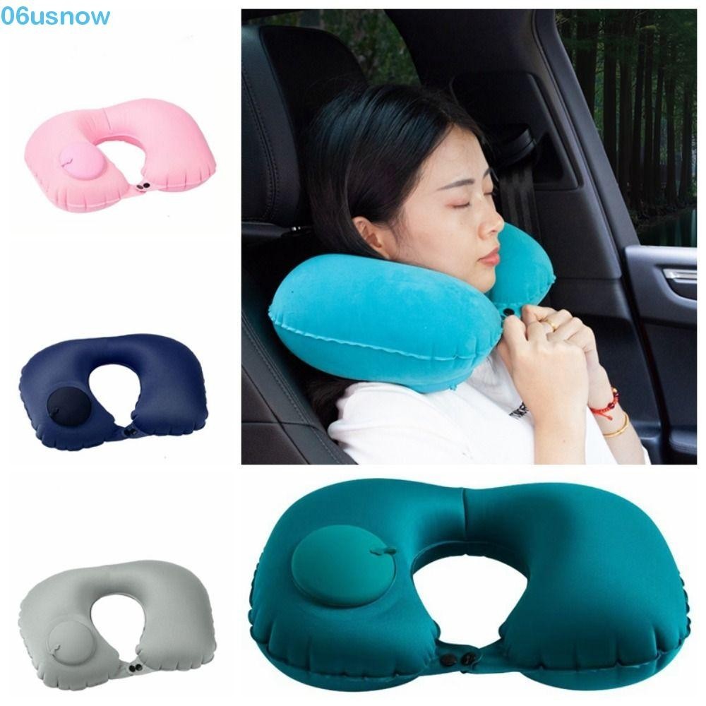 USNOW Automatic Air Inflatable Pillow, Press-inflatable Super Light U ...