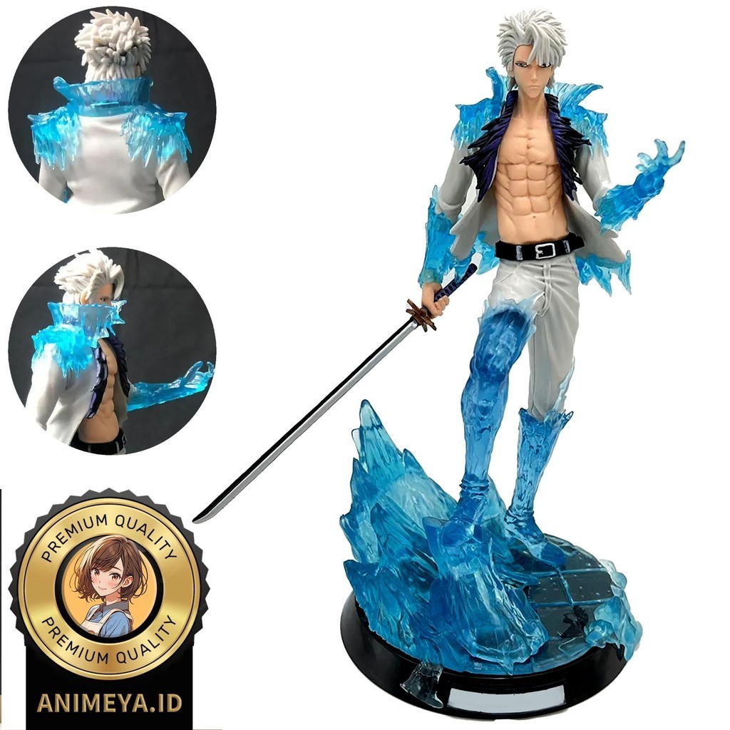 Action Figure Statue Bleach Toshiro Hitsugaya Diorama Blue Ice Studio ...