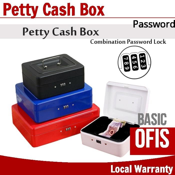 Portable Petty Cash Money Key Box Safe Digit Password Combination Lock ...