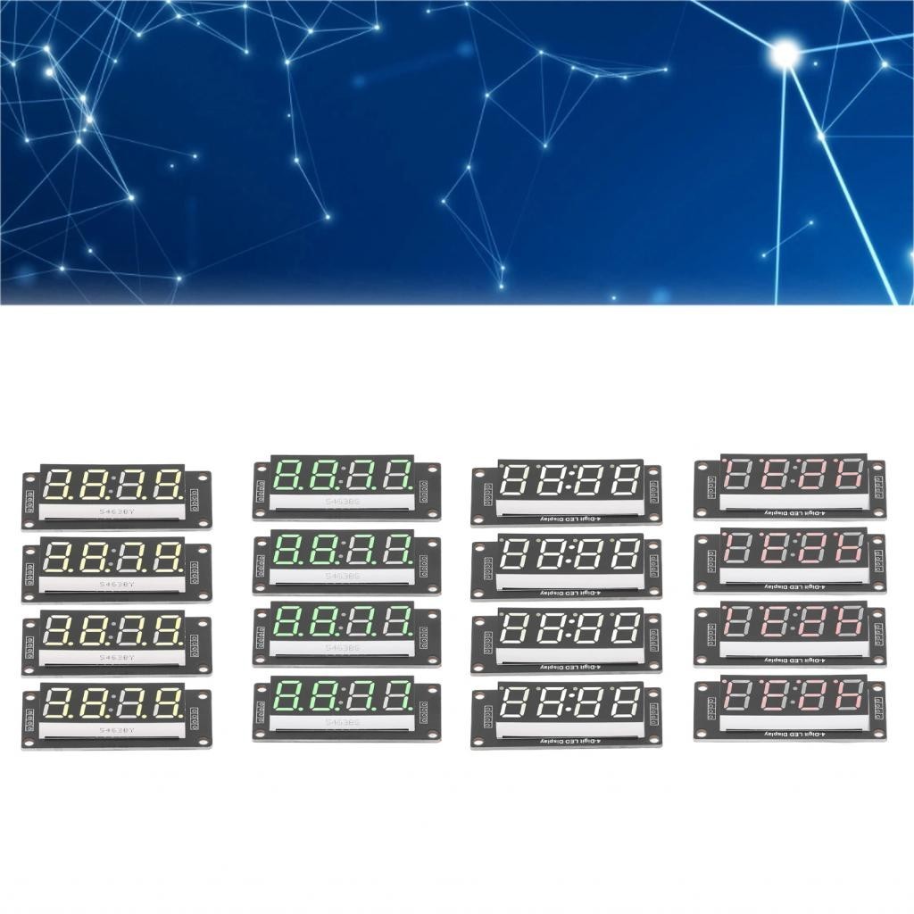 Supergoodsales 4 Set Digit Digital Tube LED Board 7 Segments Clock Module TM1637 0.56in | Shopee ...