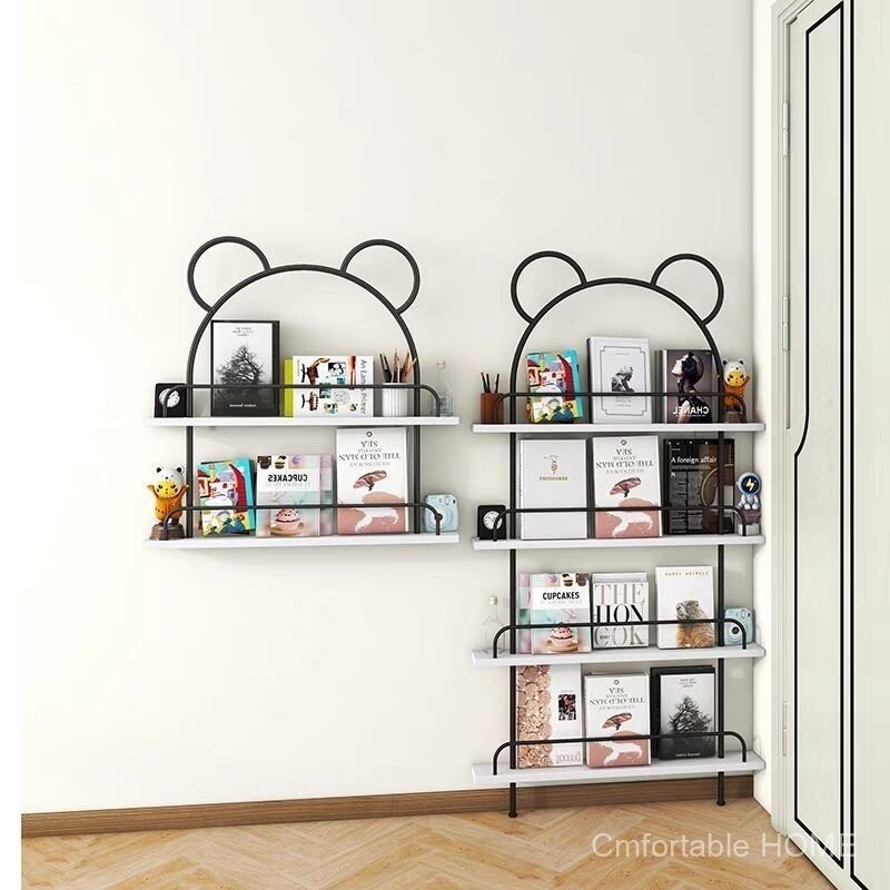 Customizable Wall Shelf Layered Shelf Storage Rack Ultra-Thin Bookshelf ...