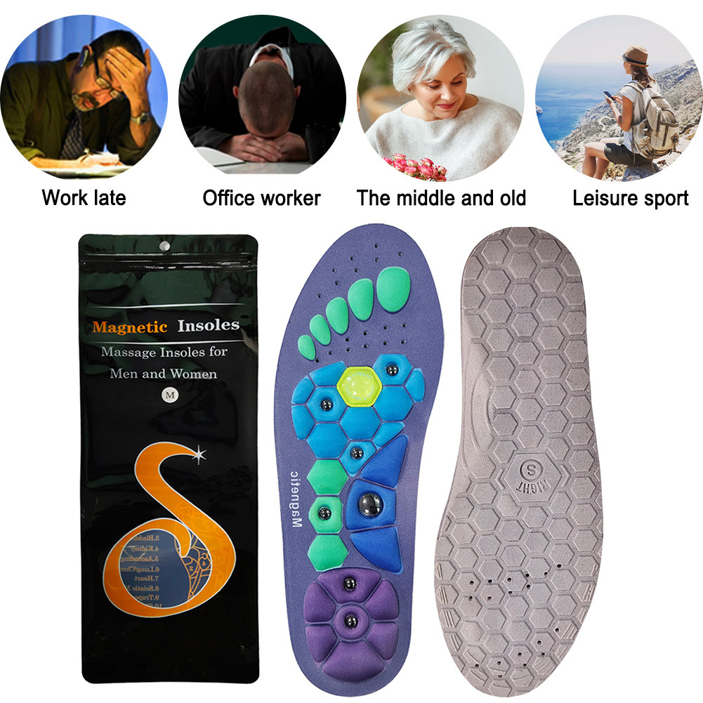 Akusoli | Magnetic Acupressure Shoe Insoles for Pain, Feet Fatigue ...