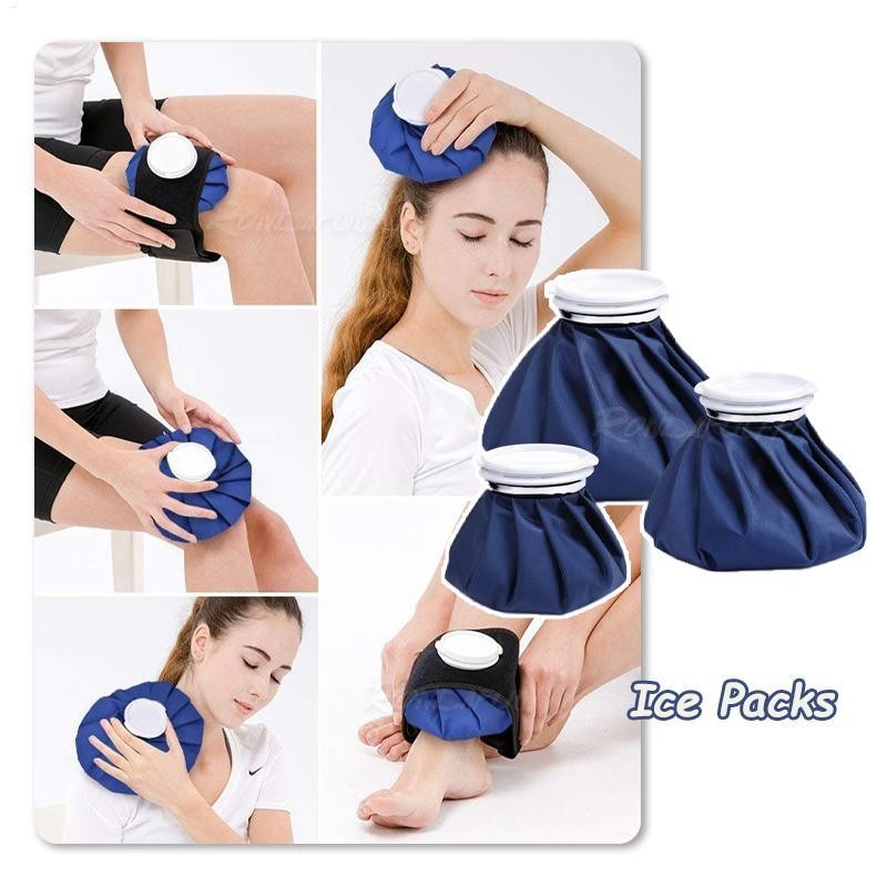 Ice Packs for Injuries Reusable Waterproof Refillable Ice Pack Hot and ...