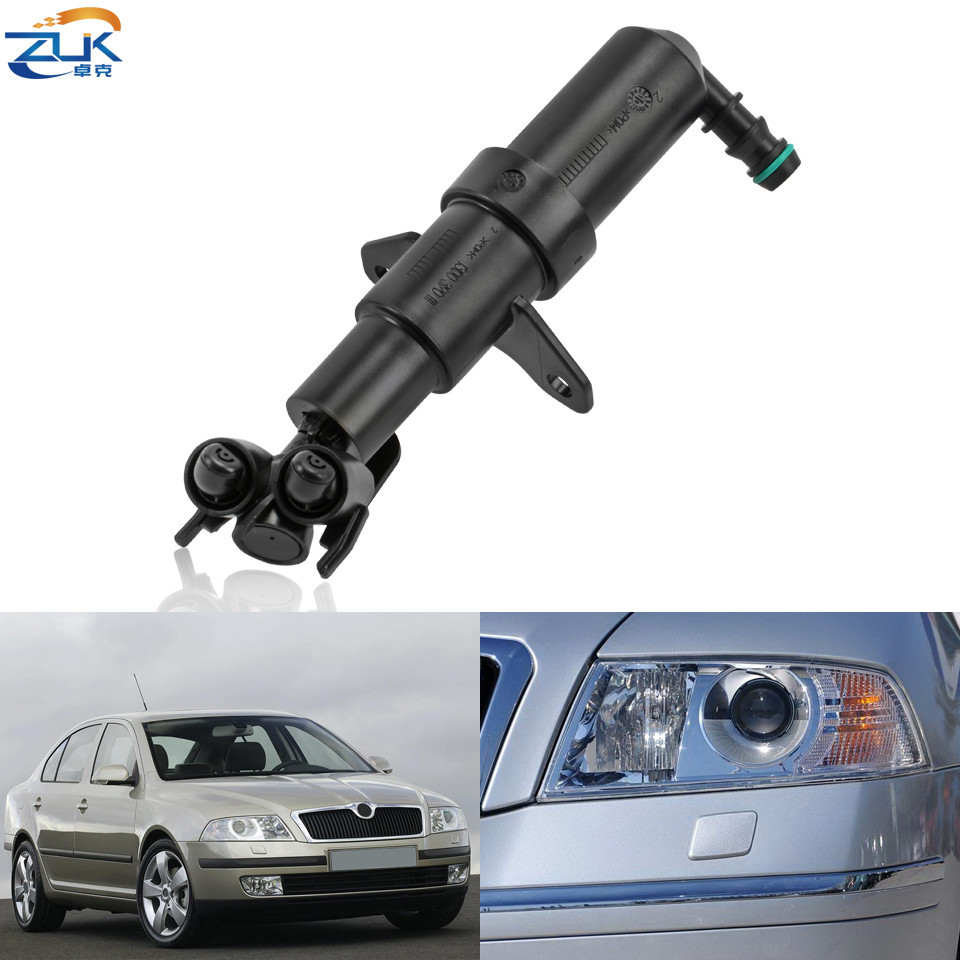 ZUK Front Bumper Headlight Washer Nozzle For Skoda Octavia MK1 2007 ...