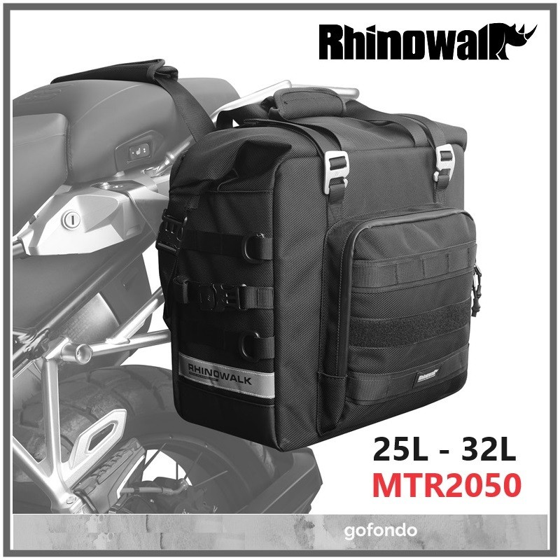 Rhinowalk MTR2050 25L Motorcycle Waterproof Motor Pannier Bag Luggage ...