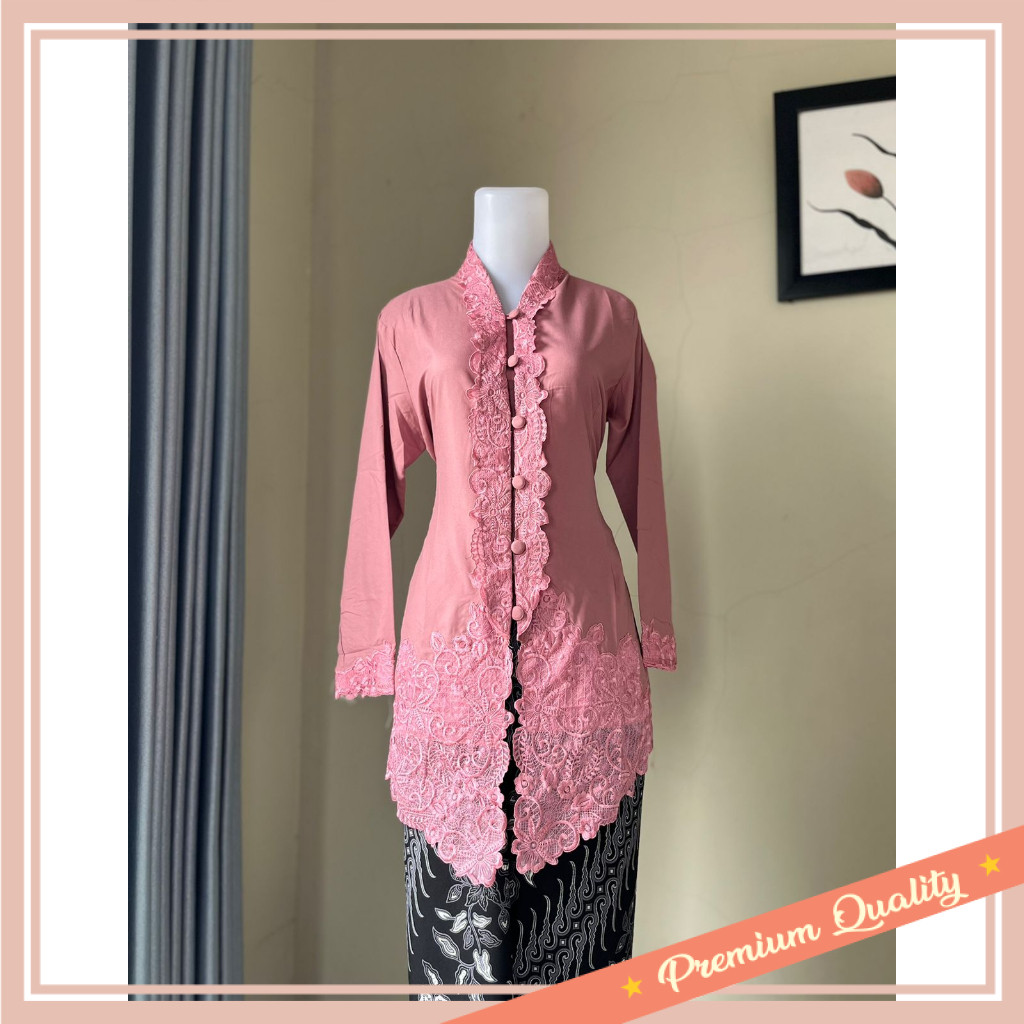 KATUN Beautiful Modern Kebaya Premium Material / Encim Cotton Kebaya ...