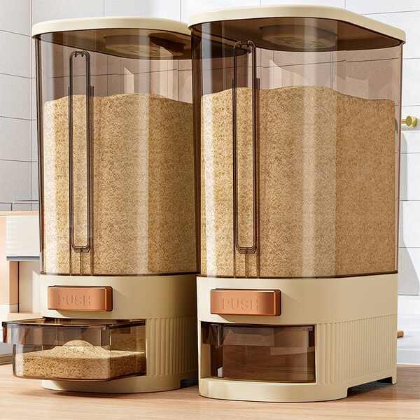 tempat beras bekas beras 5kg bekas beras Rice Bucket Insect-Proof ...