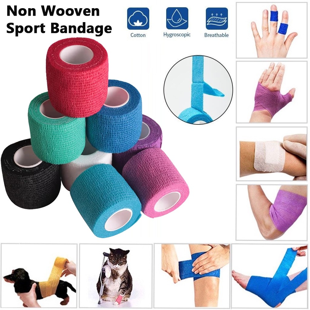 Sport Elastic Bandage Roll Sports Wrist, Knee, Armor, Self-Adhesive ...
