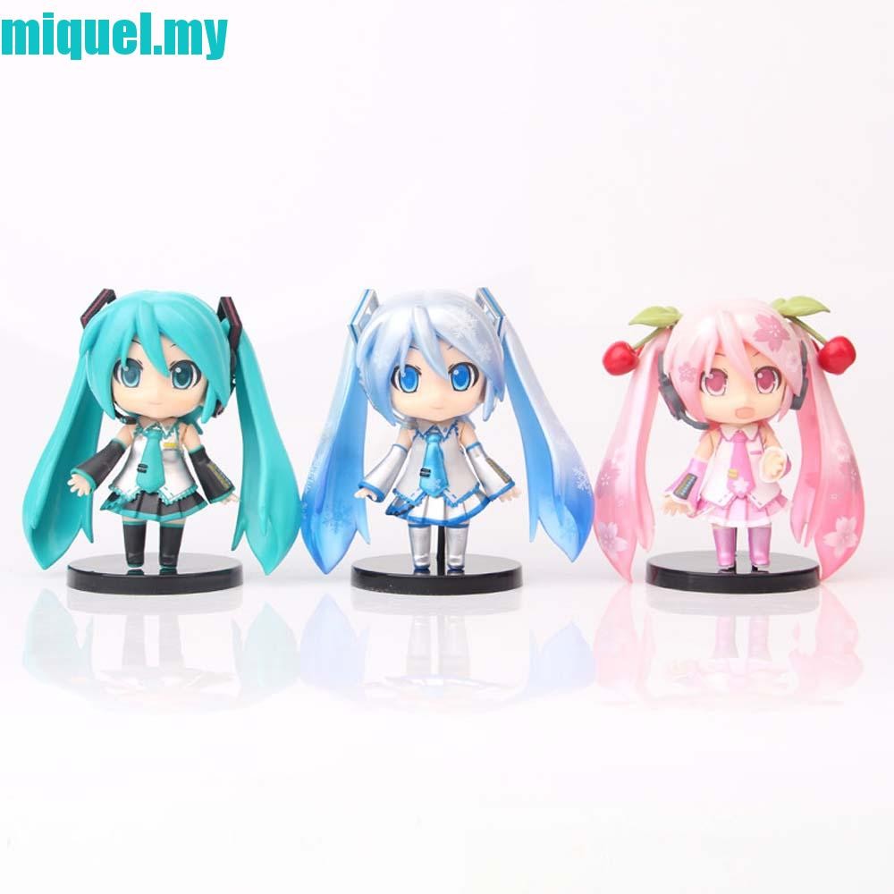 MIQUEL Miku Hatsune Action Figures PVC Collection Model Statue Cute ...