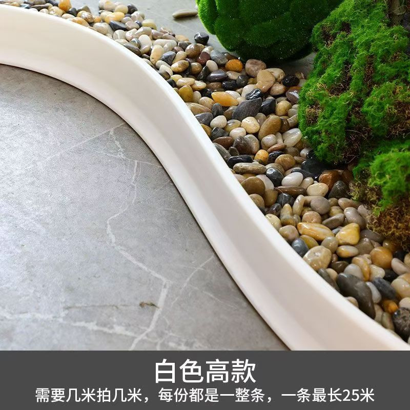 Simulation Plant Landscape Fence Silicone Strip Water Retaining Strip ...