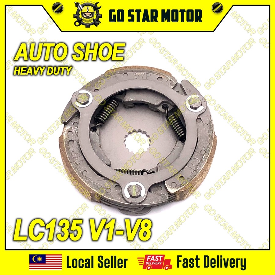 YAMAHA LC135 135LC V1-V8 Auto Shoe Clutch Hub Auto Drive Tebal Heavy ...