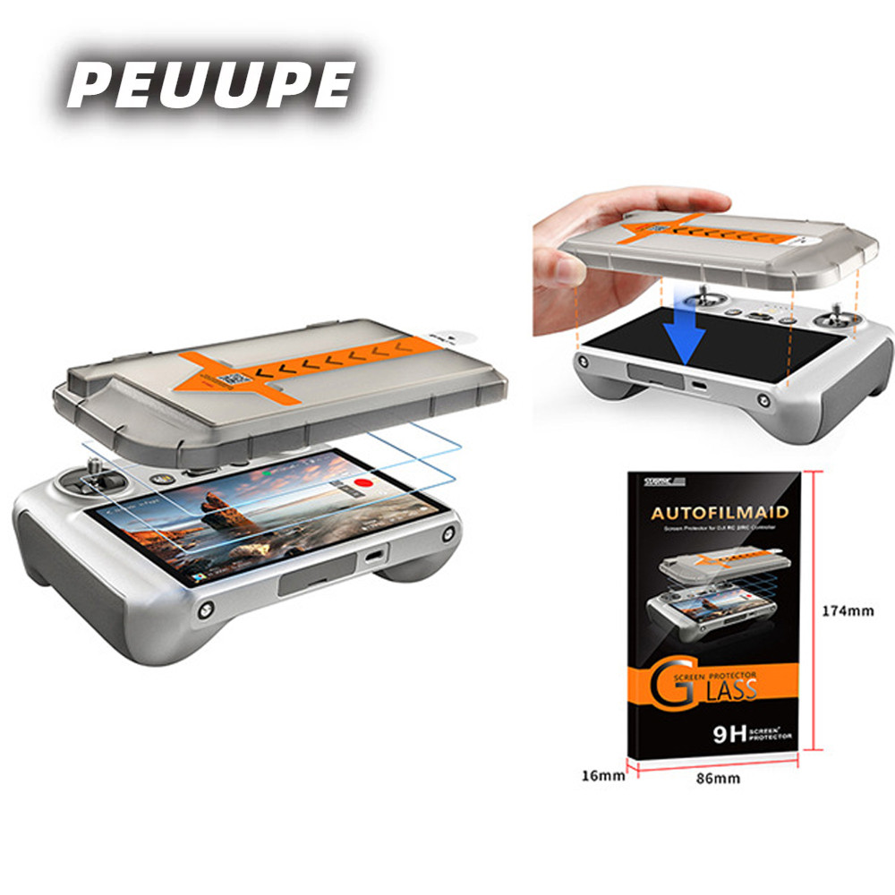 Drone Glass Tempered Film For DJI RC/RC 2 HD Explosion-proof FilmMini4pro/Mini 3/3 Pro Auxiliary ...