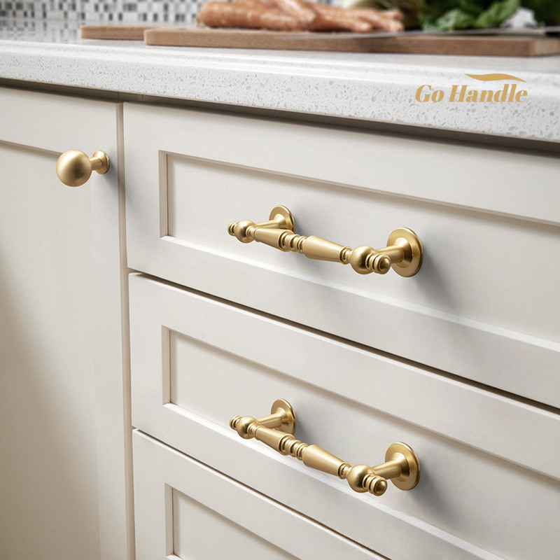 Nordic Wardrobe Door Handle Cupboard Door Handle Gold Drawer Grips ...