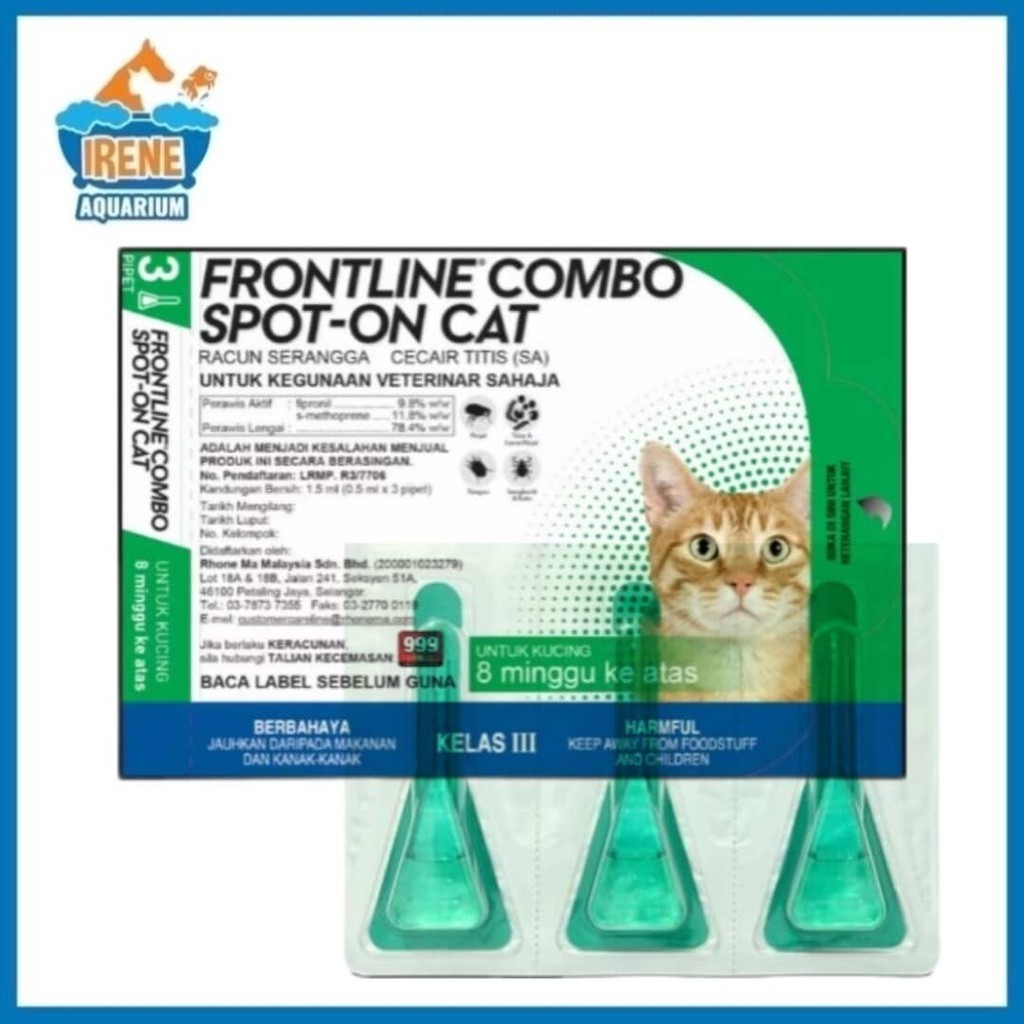FC Combo Spot-On Cat 1.5ml (0.5ml x 3 pipet) | Shopee Malaysia