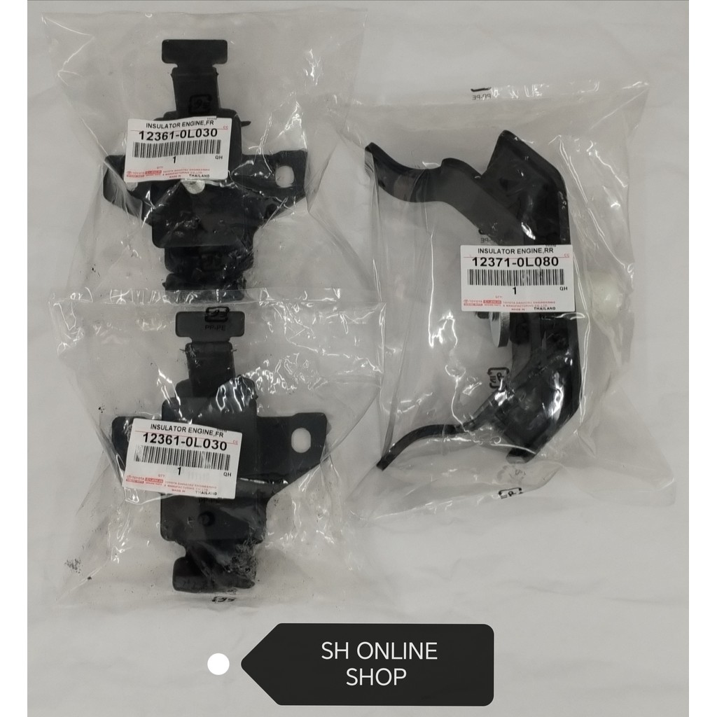 Engine Mounting Set (OEM) for Toyota Hilux KUN25 2005-2011 Year (Auto ...