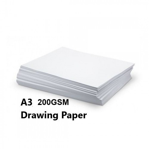 BUNDLE OFFER! A3 200gsm Drawing Paper A3 200gsm Kertas Lukisan 30pcs ...