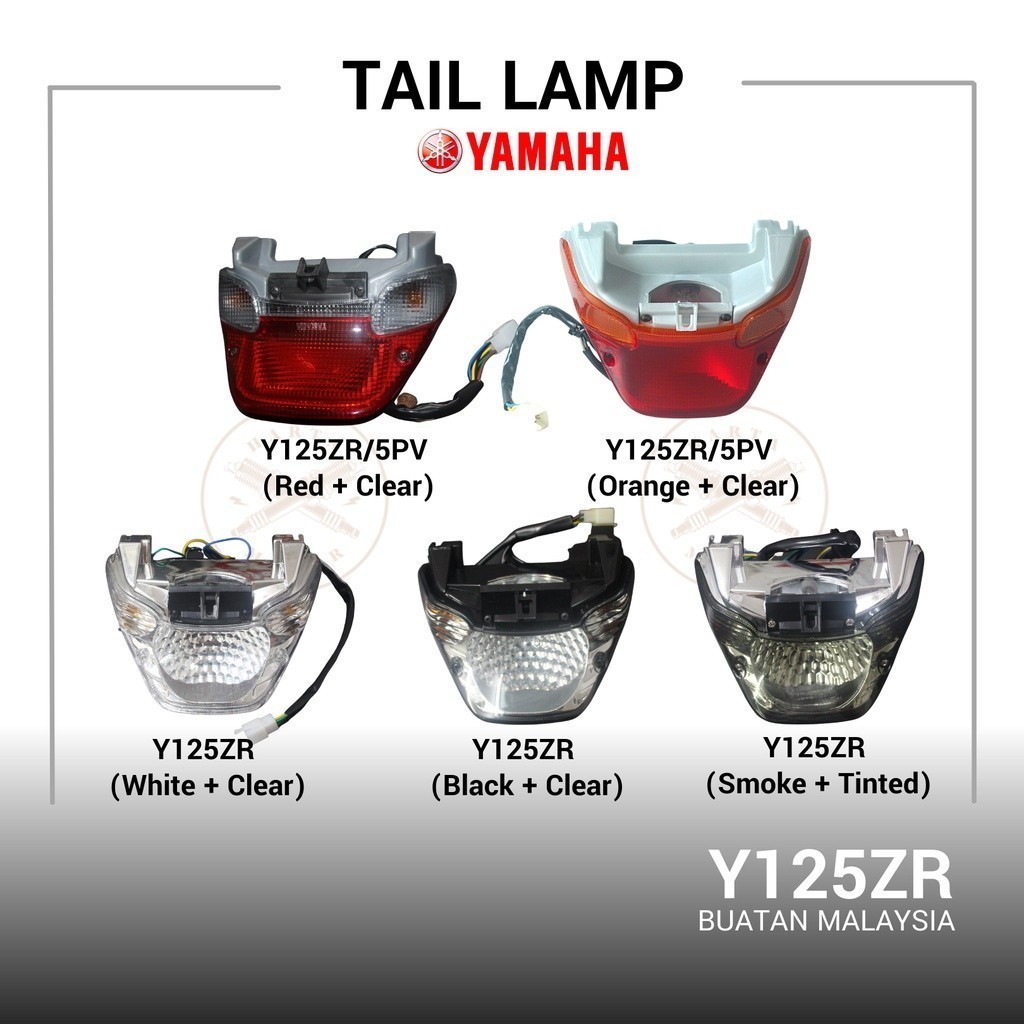 YAMAHA [ Y125 Y125Z Y125ZR Y125 ZR 5PV RXZ CATALYZER ] TAIL LAMP ...